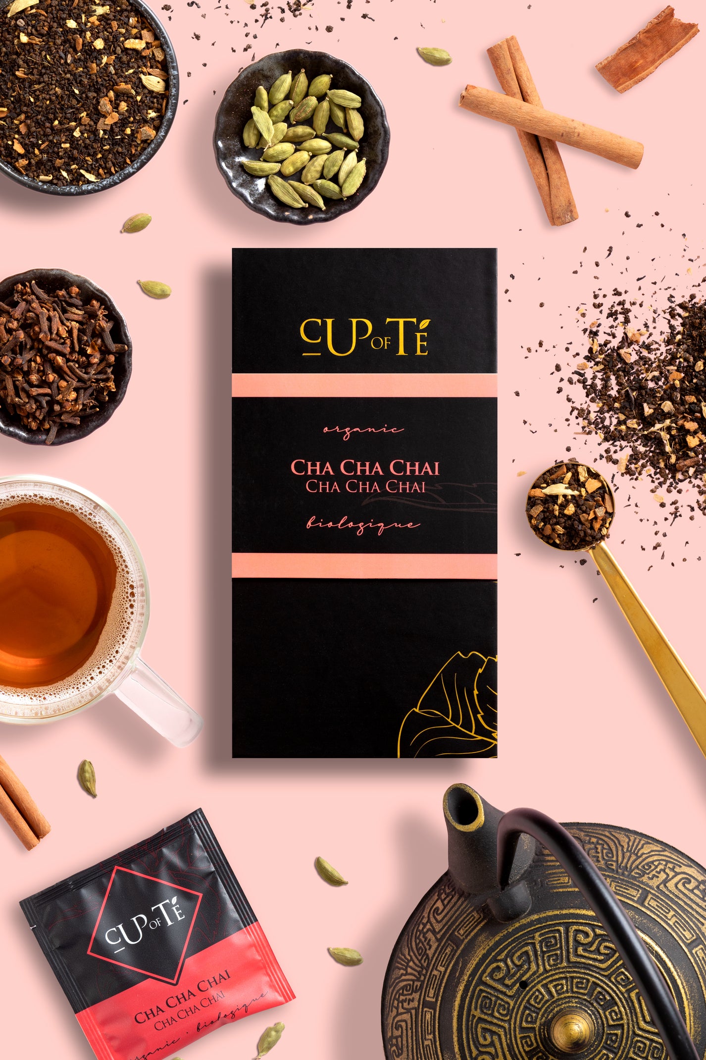Luxe Pyramid Tea Bag Gift Set – Cup of Té