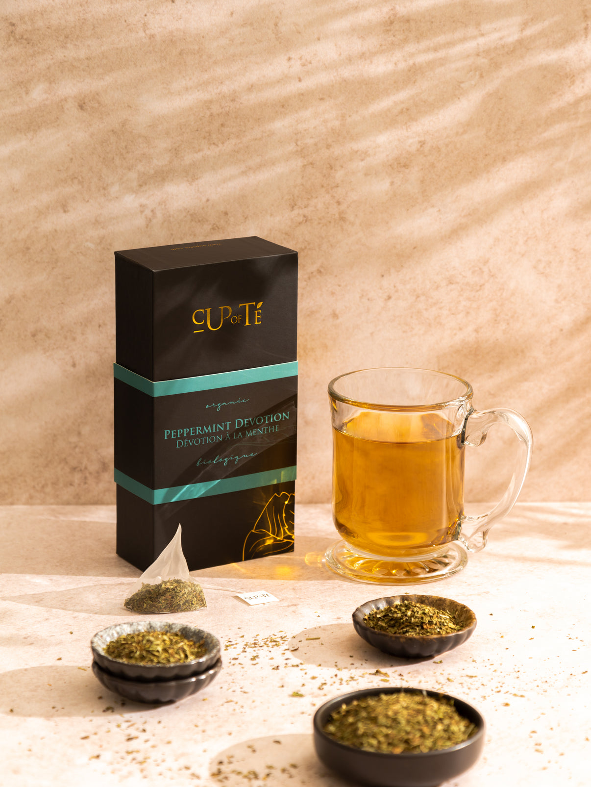 Peppermint Pyramid Tea Bag Sachets – Cup of Té