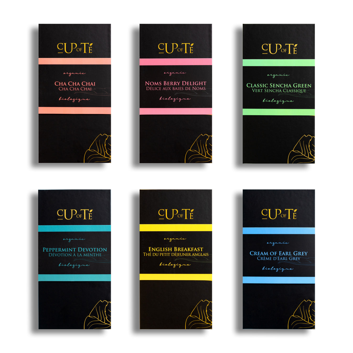 Luxe Pyramid Tea Bag Gift Set – Cup of Té